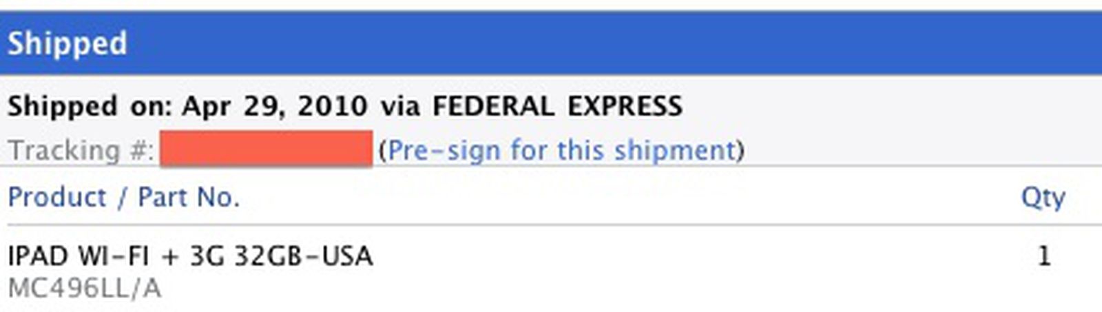iPad Wi-Fi + 3G Pre-Orders Now Shipping in U.S. - MacRumors