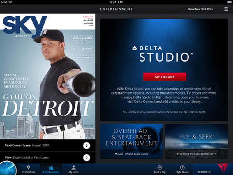 Delta Airlines Launches In-Flight Entertainment for iOS Devices Through ...