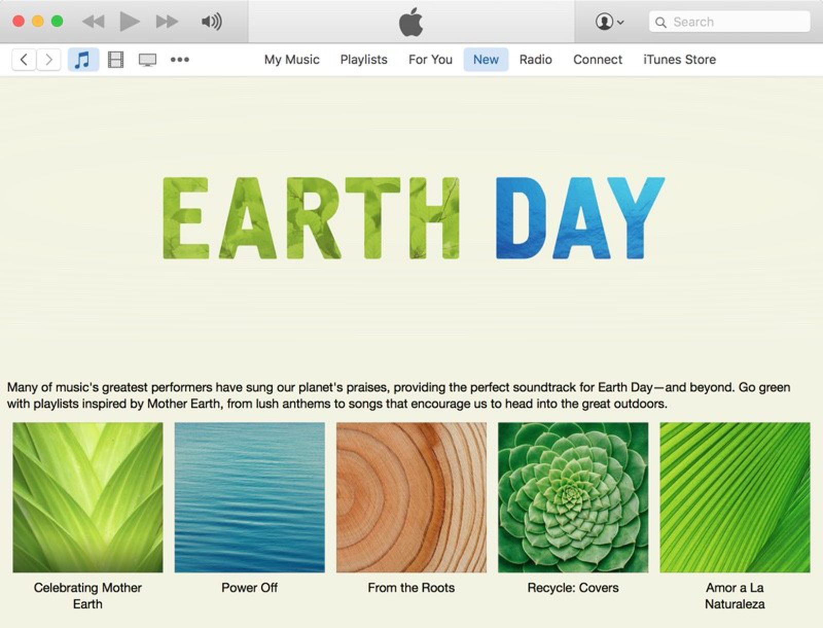Apple Celebrates Earth Day With Selection of Apple Music Playlists ...
