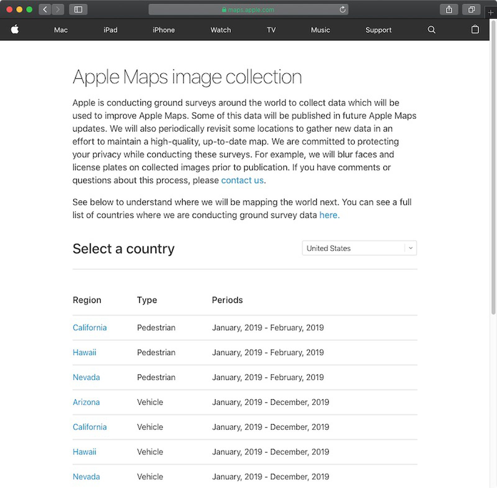 Apple Maps Launches Revamped Data Collection Website - MacRumors