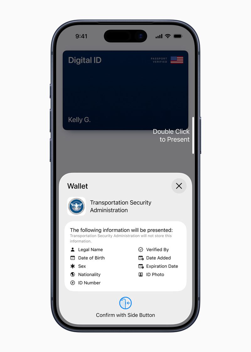 Apple Announces Launch of U.S. Passport Feature in iPhone's Wallet App ...
