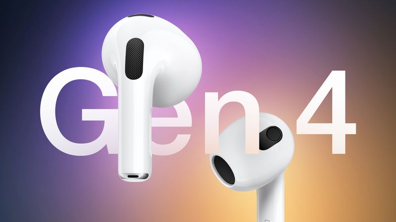 AirPods 4 to Get New Design, Updated Case, and Active Noise ...