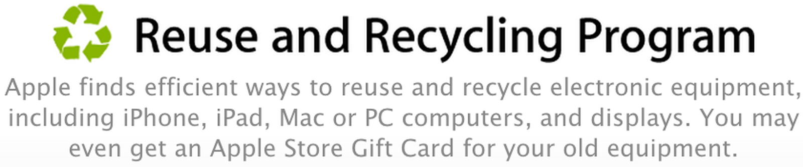 Apple's In-Store Reuse and Recycling Program Now Offering Trade-In ...