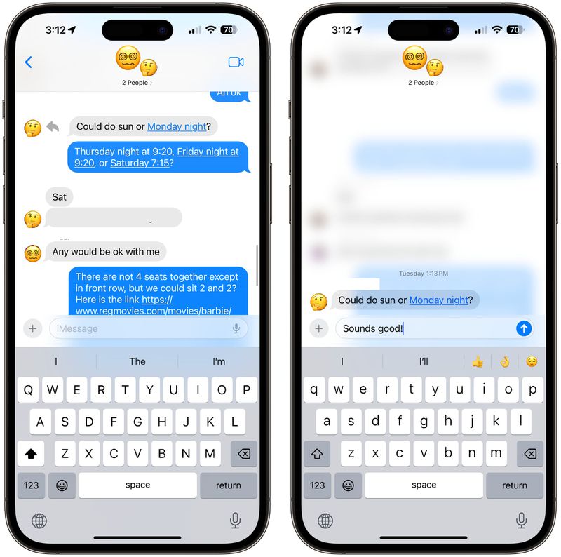 iOS 17 Messages App Features: Check In, Stickers, and More - MacRumors