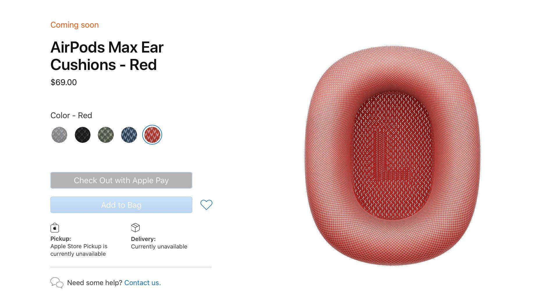 Airpods Max Ear Cushions Attach Magnetically Replacement Cushions