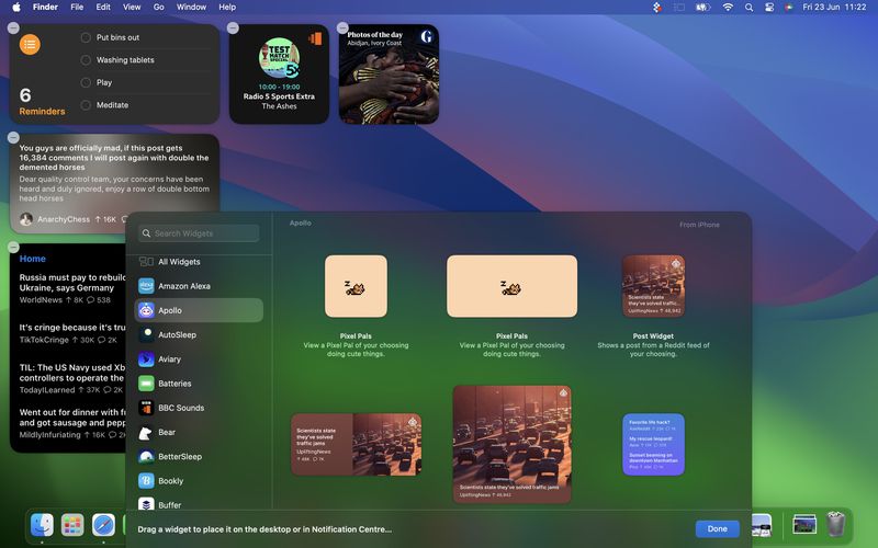 Here's How Interactive Widgets Work in macOS Sonoma - MacRumors Here's How Interactive Widgets Work in macOS Sonoma - MacRumors