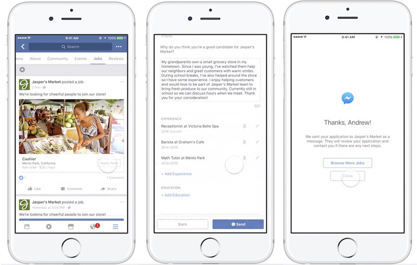 Facebook Users Will Soon Be Able to Apply for a Job Within iOS App and ...
