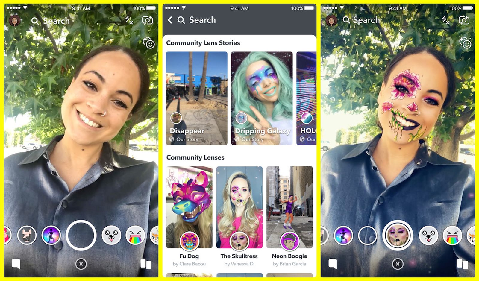 Snapchat Opens 'Lens Explorer' Section in iOS App to Enable ...