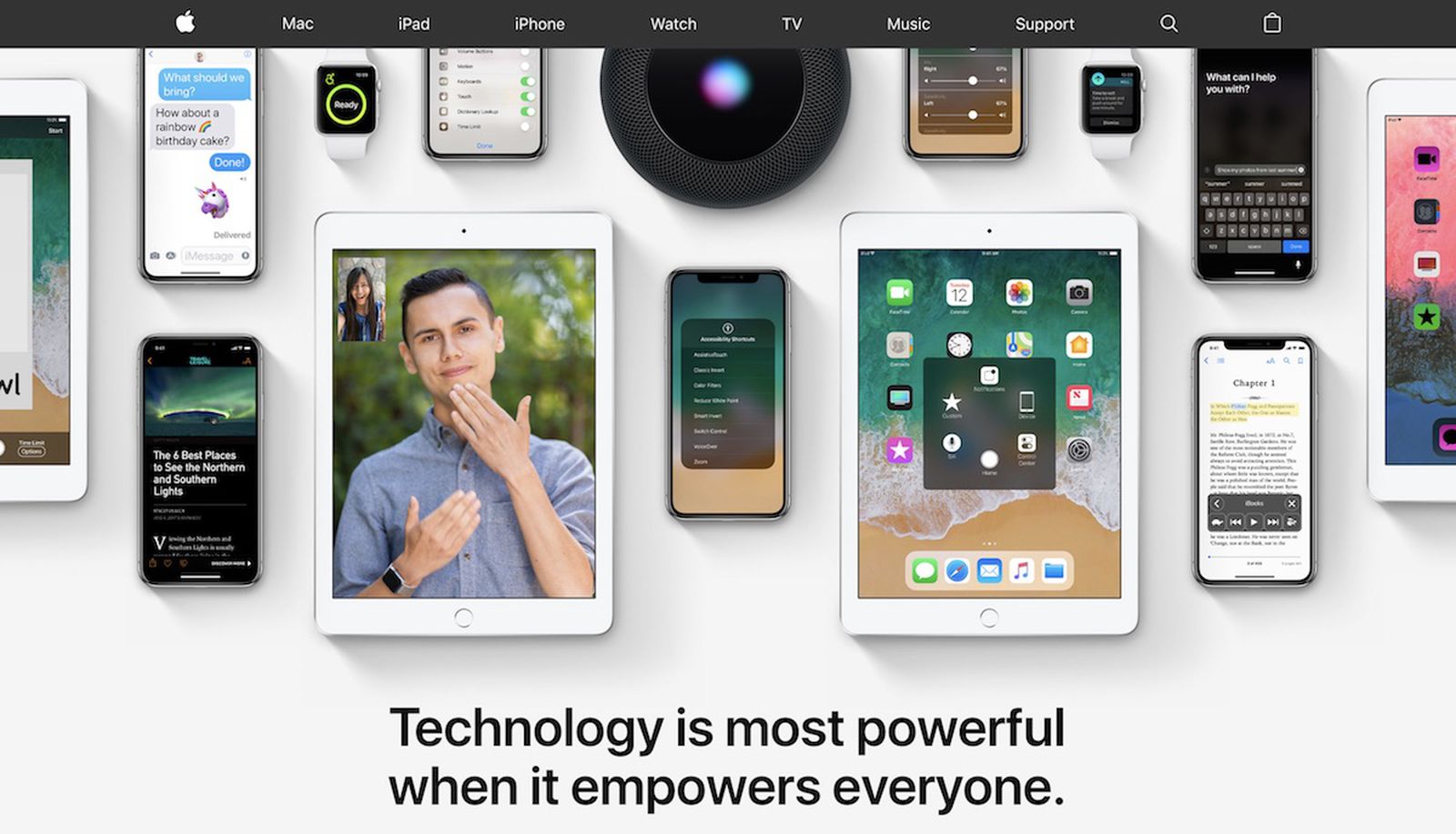 Apple.com Updated With Focus on Accessibility Features of iPhone, Mac ...