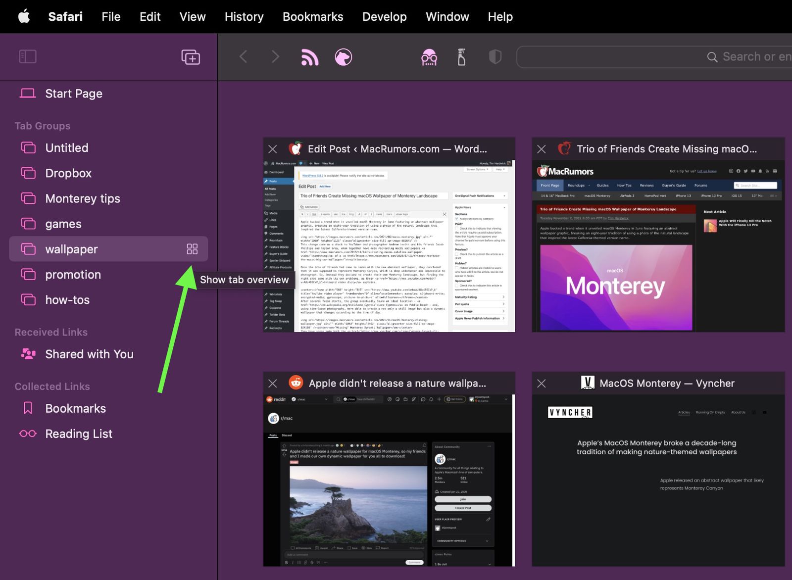 How to Use Safari Tab Groups in macOS - MacRumors