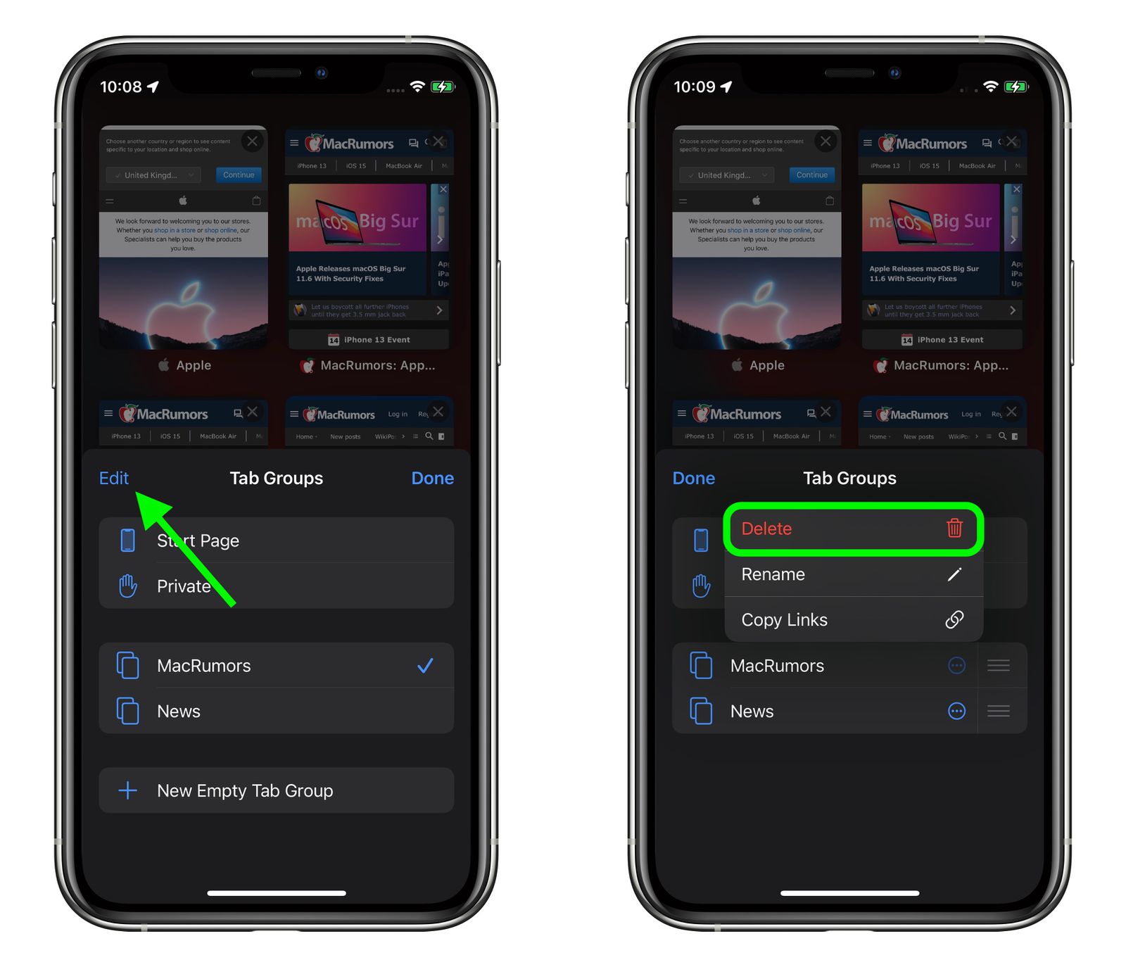 iOS 15: How to Use Tab Groups in Safari - MacRumors