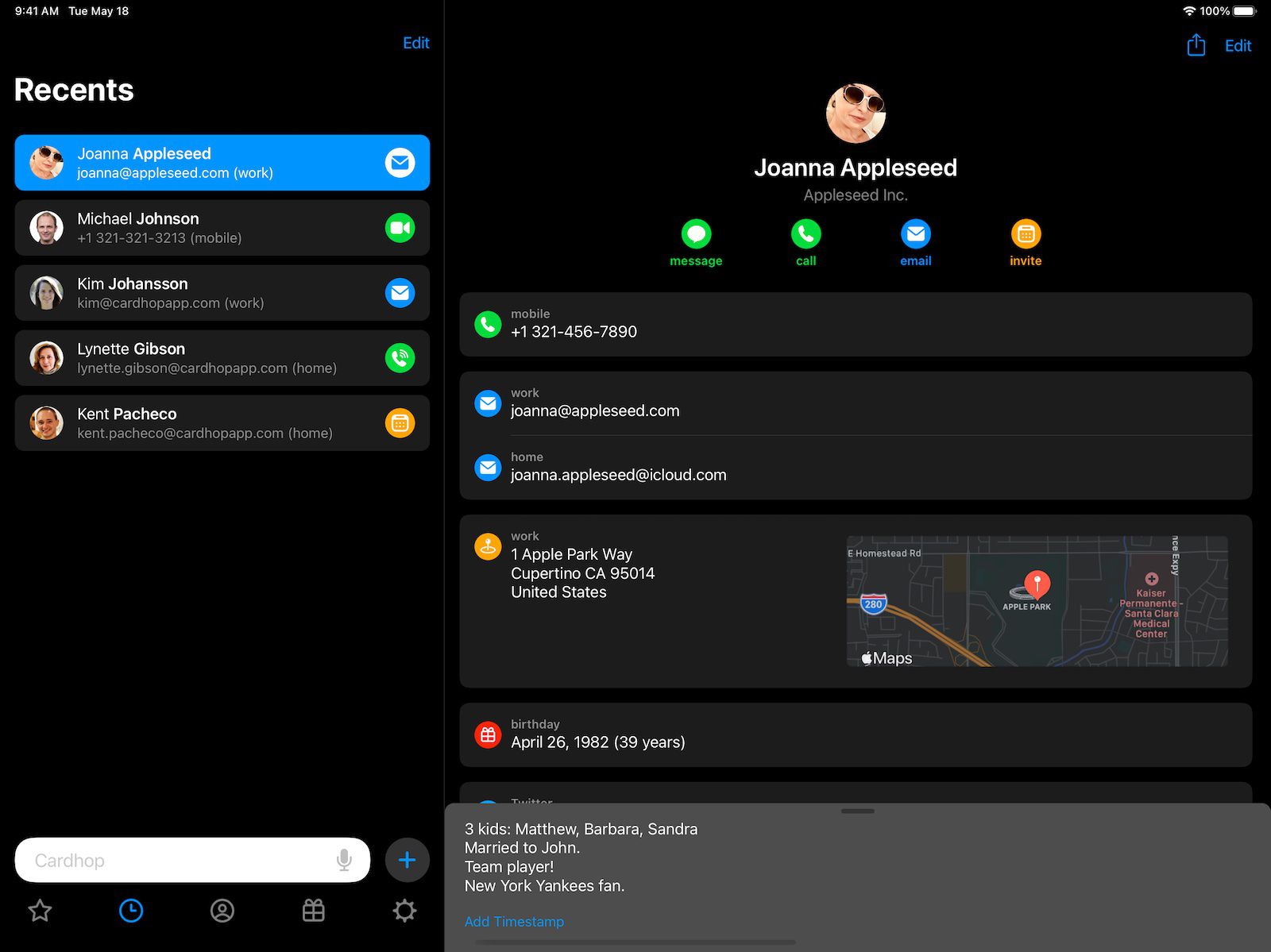 Flexibits Launches Cardhop 2.0 Contacts Management App, Now Included ...