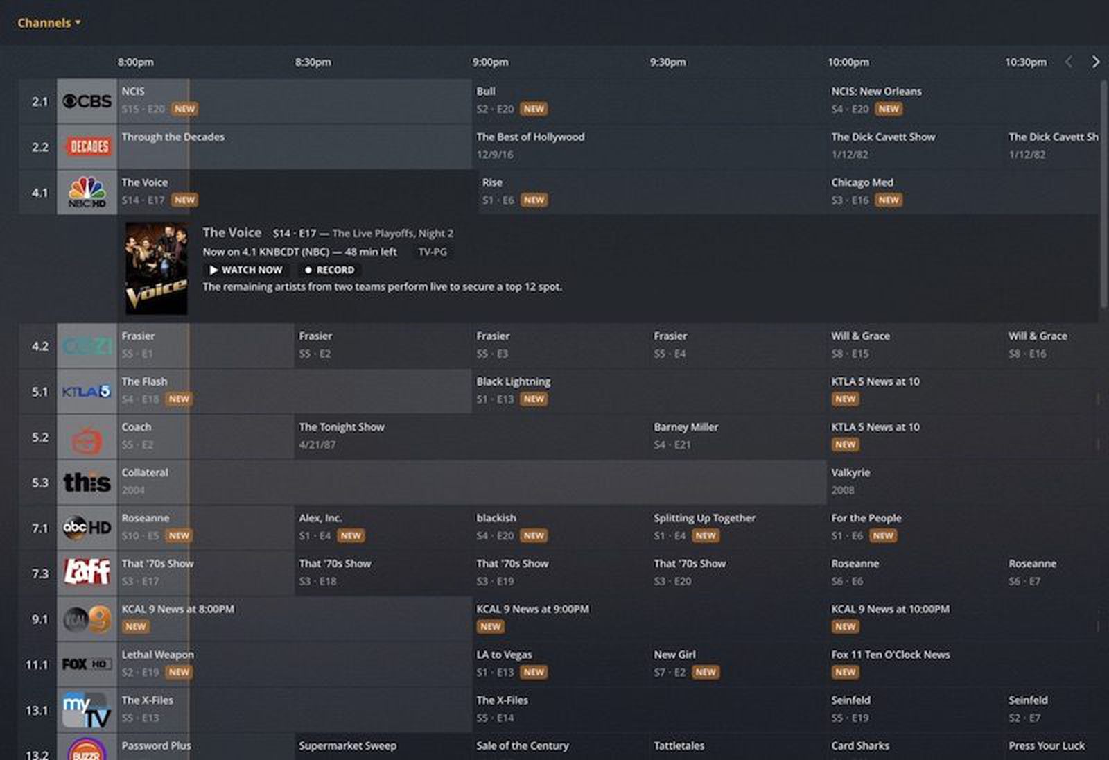 Plex's Grid View Channel Guide for Live TV Now Available for Apple TV ...