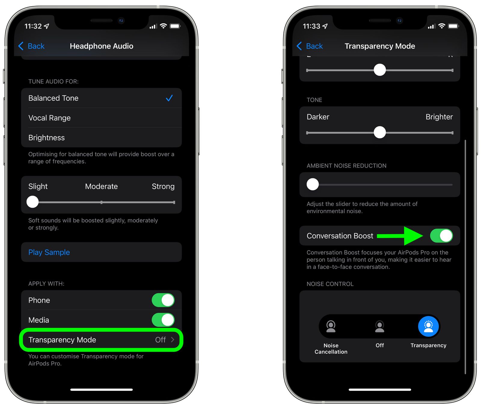 How to Enable Conversation Boost on AirPods Pro - MacRumors