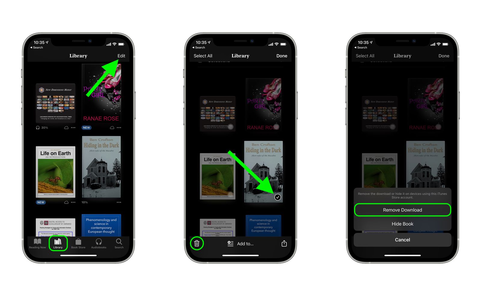 How to Delete Downloaded Books and Audiobooks on iPhone and iPad ...