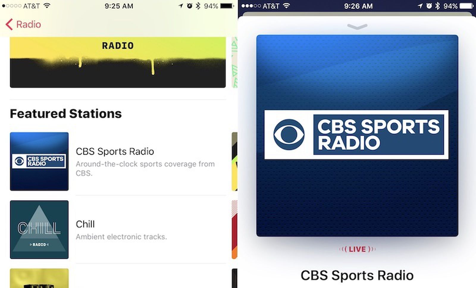 CBS Sports Radio Launches on Apple Music - MacRumors