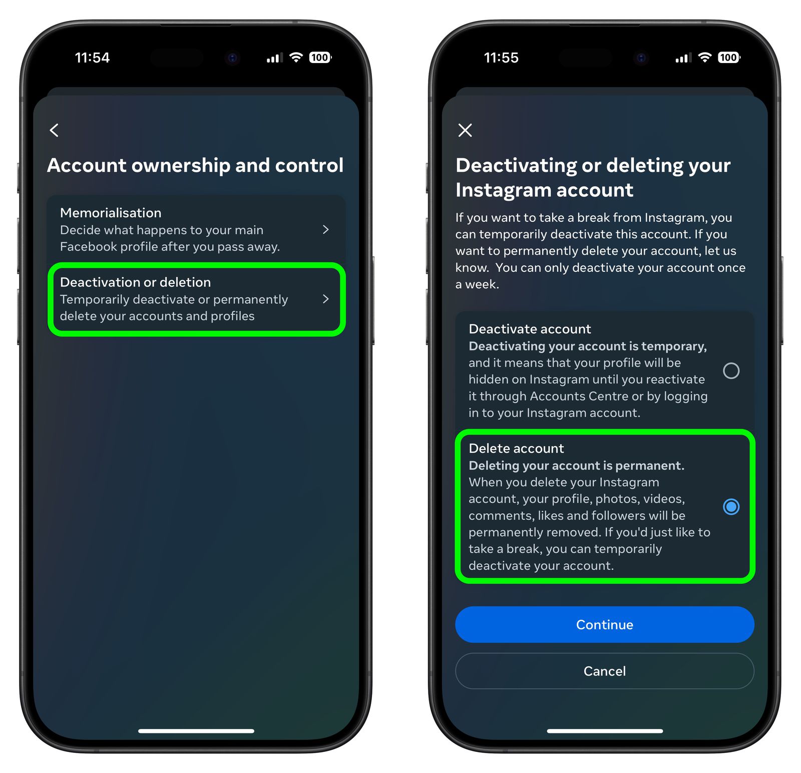 How to Delete Your Instagram Account - MacRumors