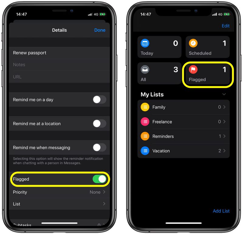 How to Flag a Reminder on Your iPhone and iPad - MacRumors
