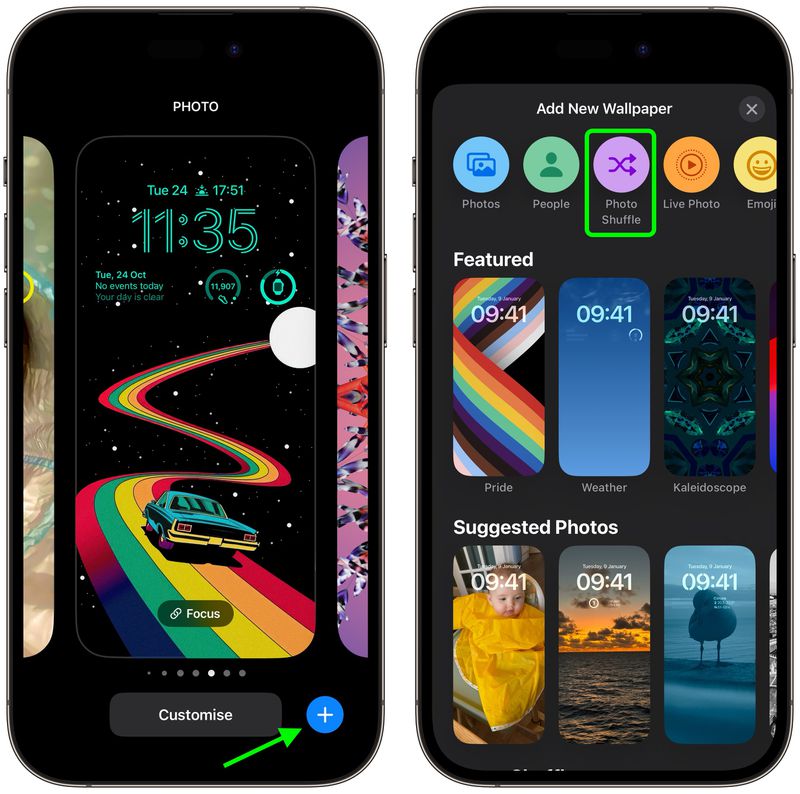 How to Shuffle a Photo Album on iPhone Lock Screen - MacRumors