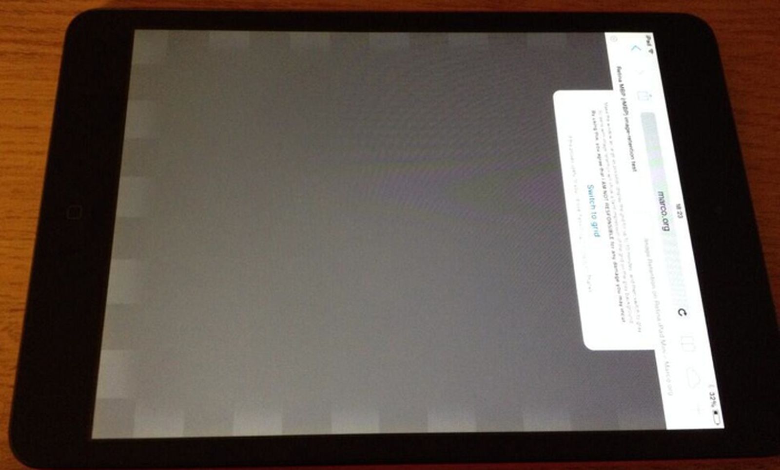 Some Retina iPad Minis Showing Image Retention Issues - MacRumors