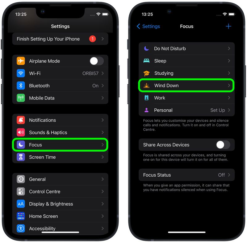 iOS 16: How to Switch On Dark Mode With a Focus - MacRumors