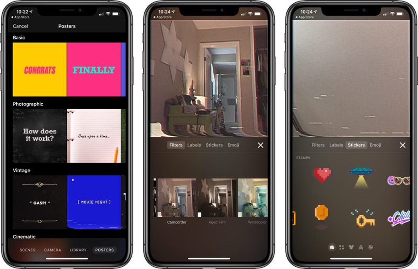 Apple's Clips App Updated With New Posters, Camcorder Filter, Live ...