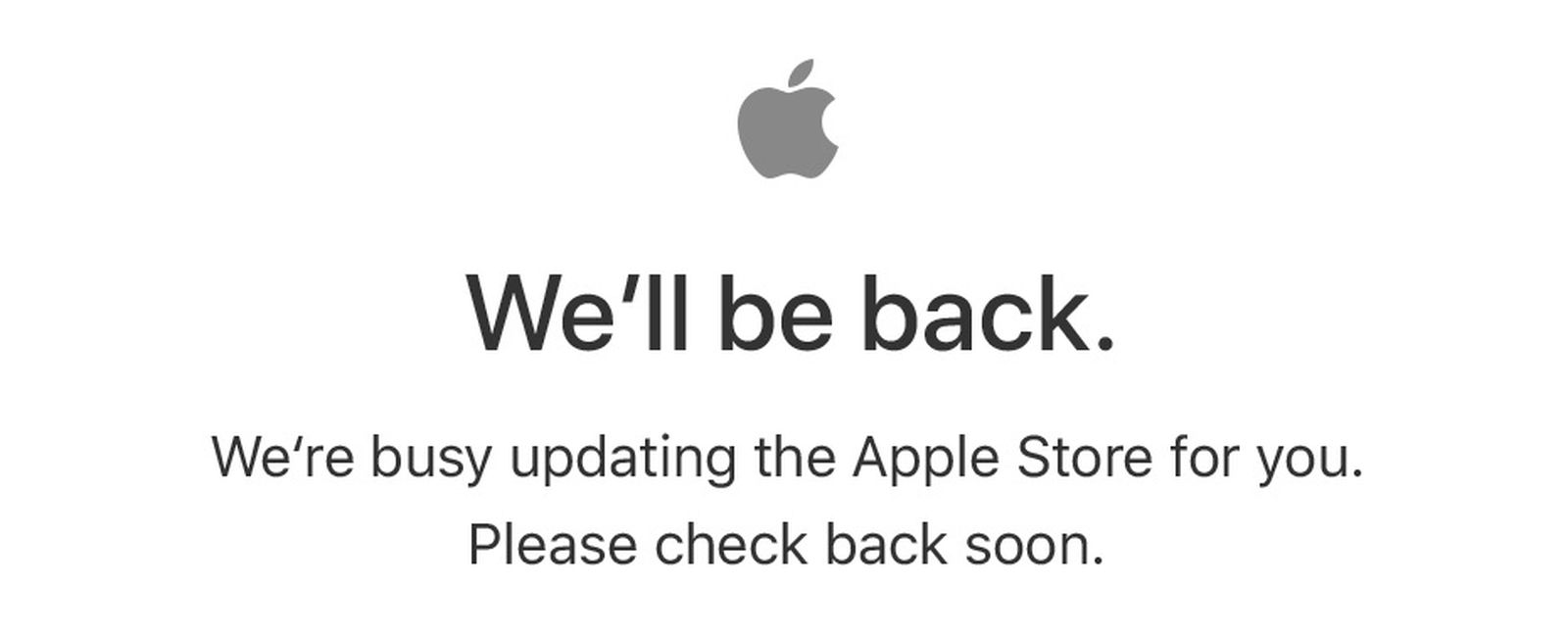 Apple's Online Store Goes Down Ahead of iPhone X Event Later Today ...