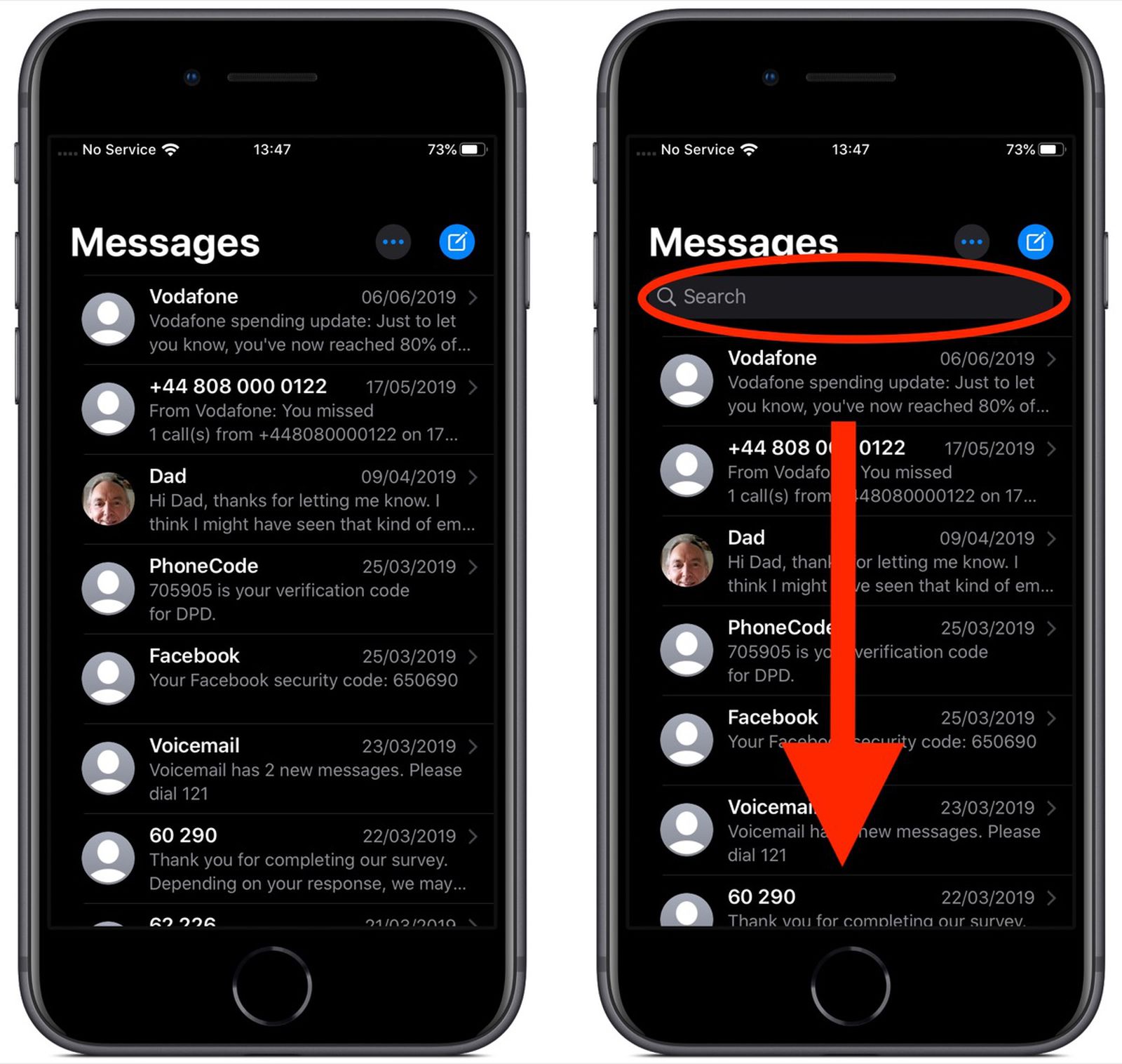 How to Search Your Messages in iOS 13 - MacRumors