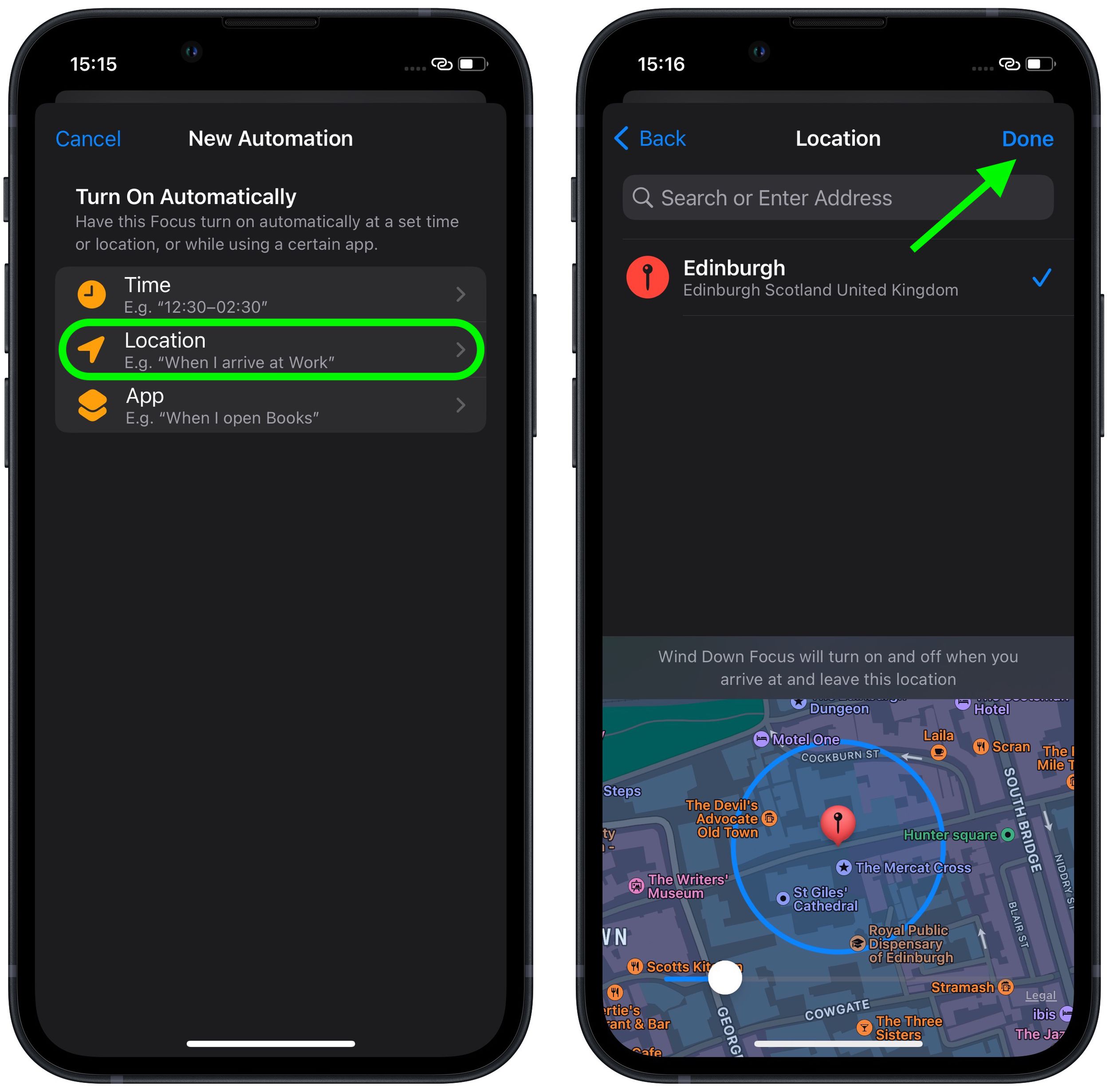 iOS 16: How to Automatically Switch Lock Screens at a Set Location - MacRumors