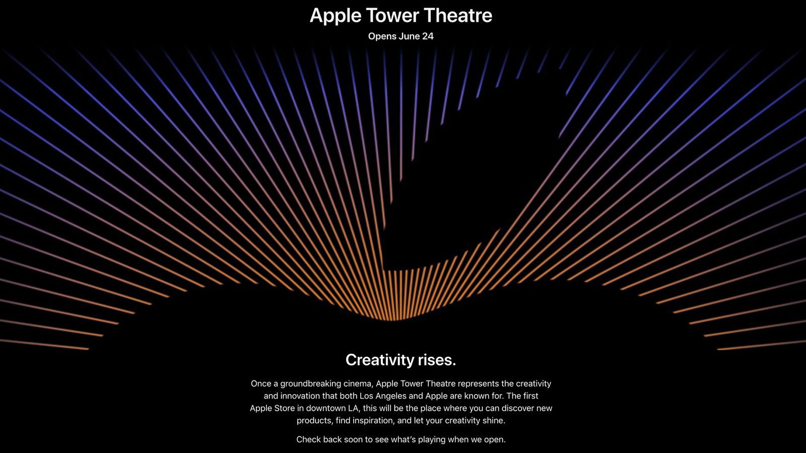Apple's Flagship Tower Theatre Store Opening in Los Angeles on June 24 ...