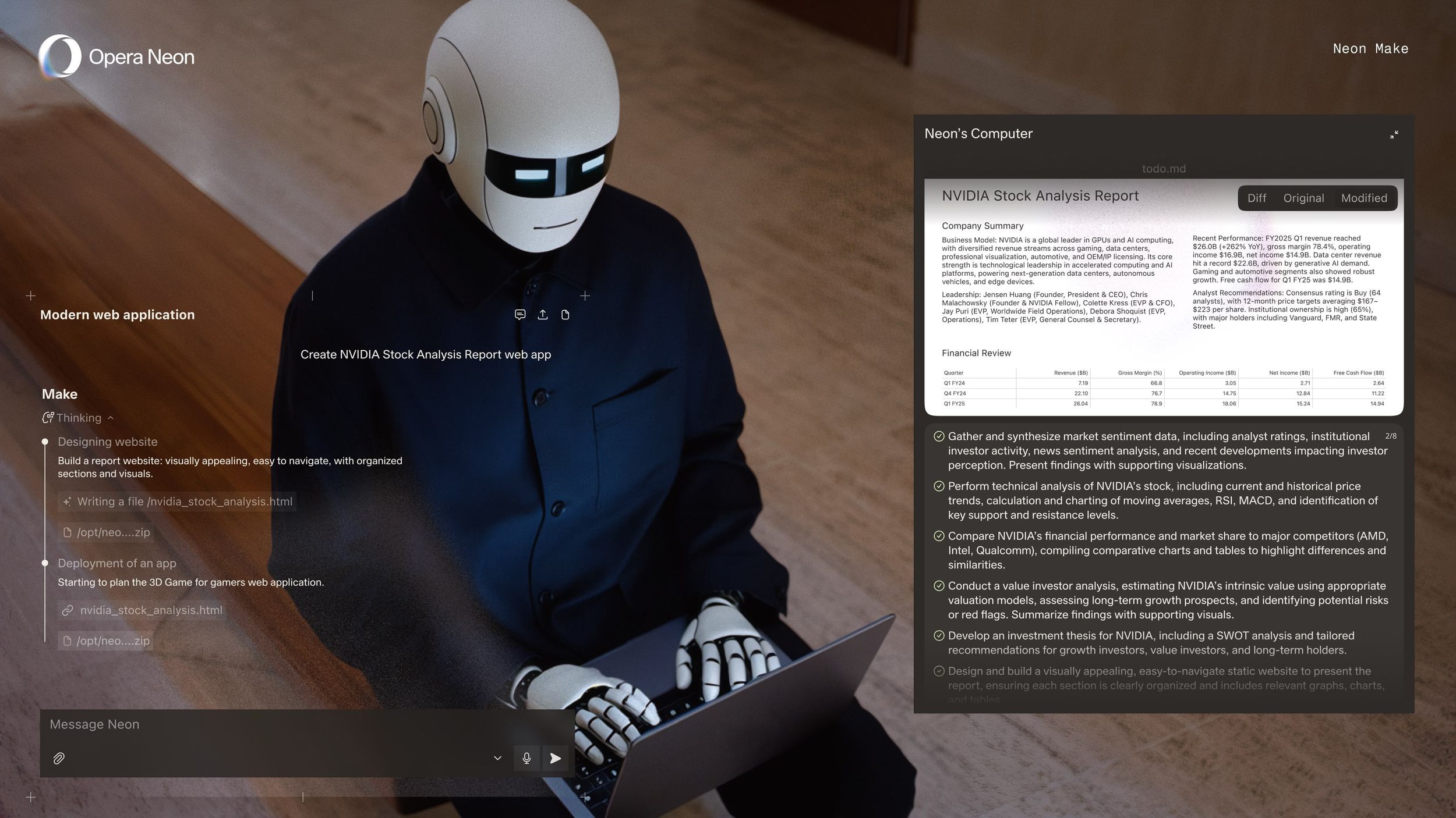 Opera's Agentic AI Browser Neon Launches With Subscription Model ...