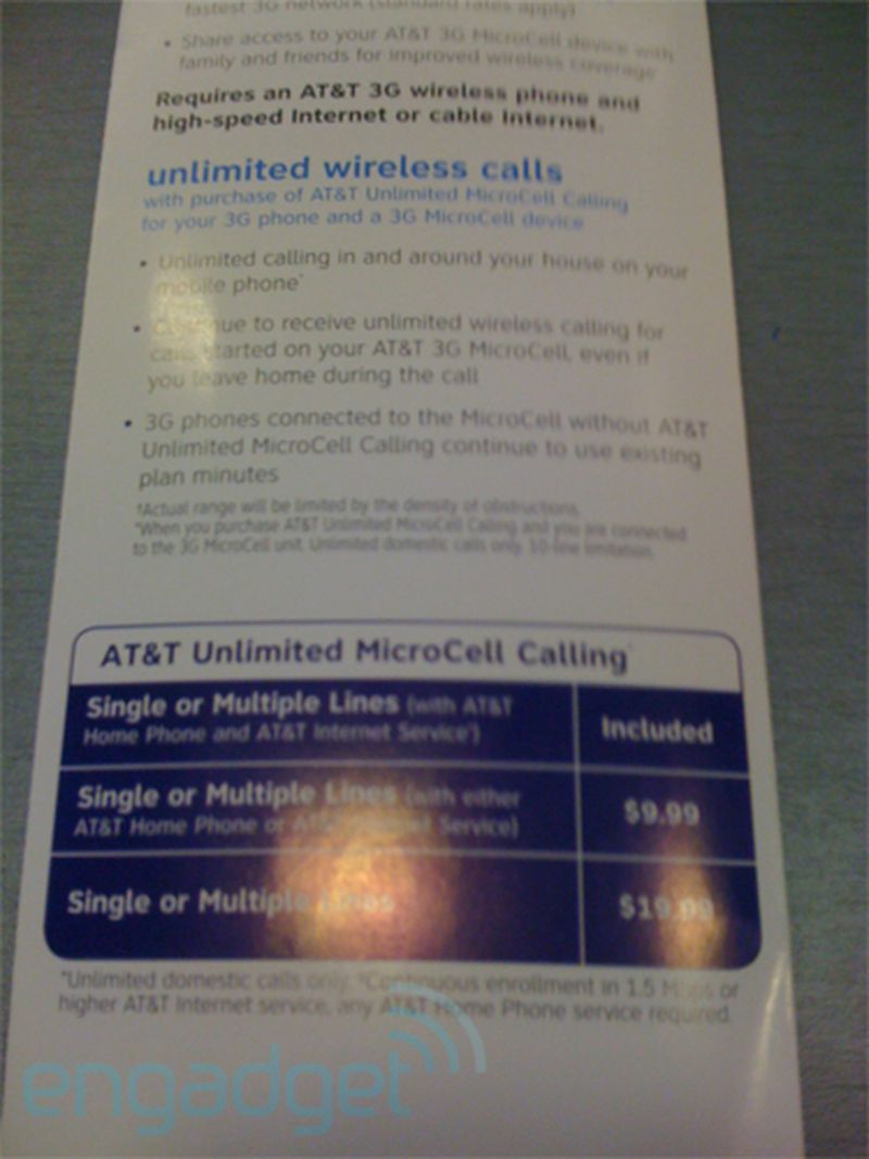 AT&T 3G MicroCell Site Goes Live, Monthly Fees to Be Up to $19.99 ...