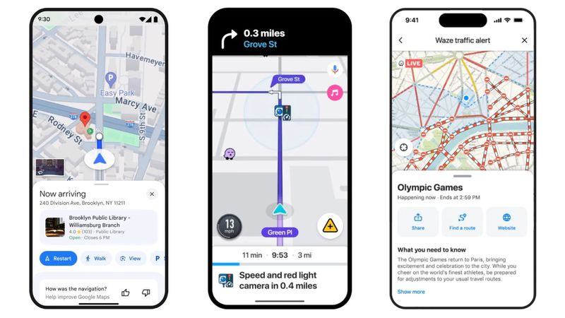 Google Maps and Waze Updated With New iPhone and CarPlay Features ...