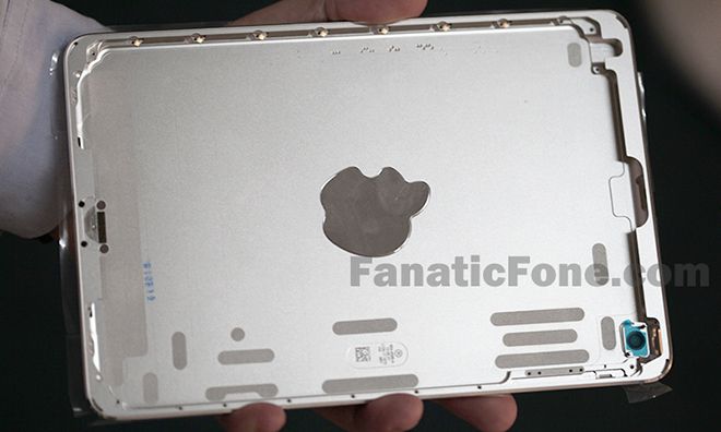 Next-Generation iPad Mini's Silver Rear Shell with Embedded Black Apple ...