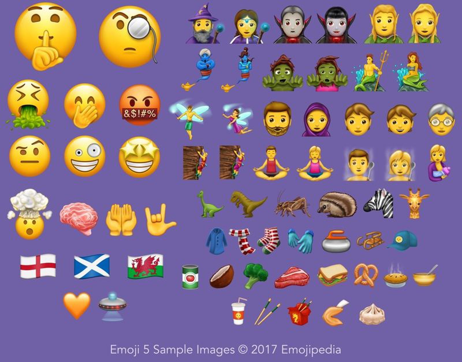 T-Rex, Vampire, Crazy Face, Zombie, Giraffe, and Pie Among Emoji ...
