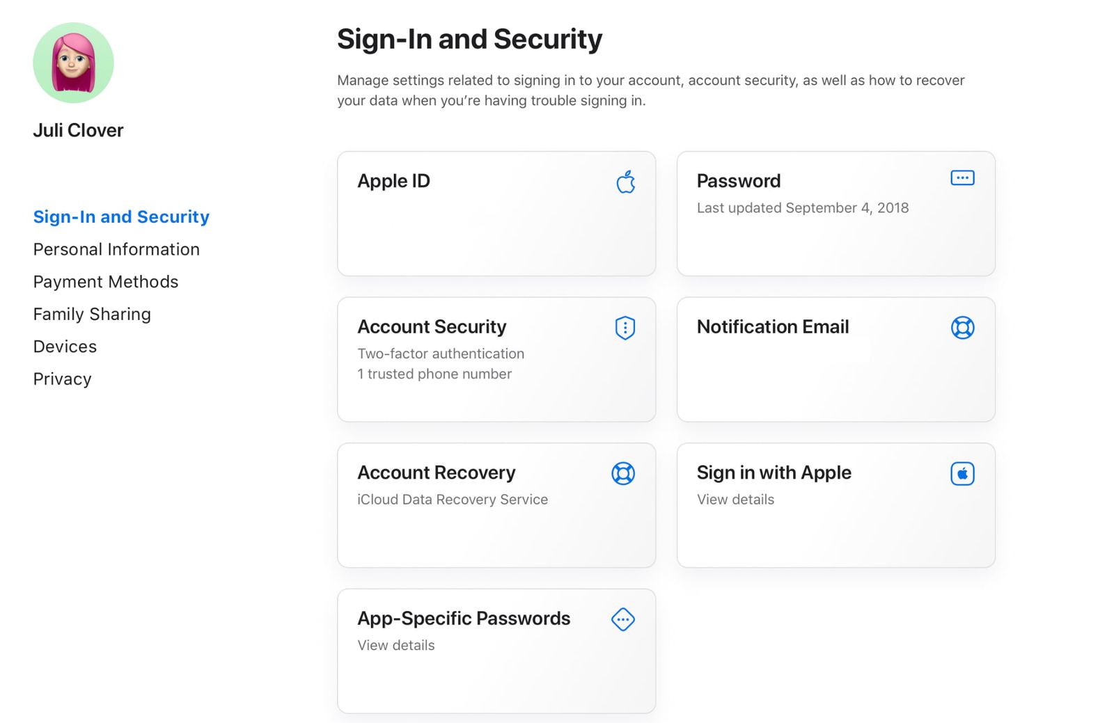 Apple ID Website Gets Design Overhaul - MacRumors