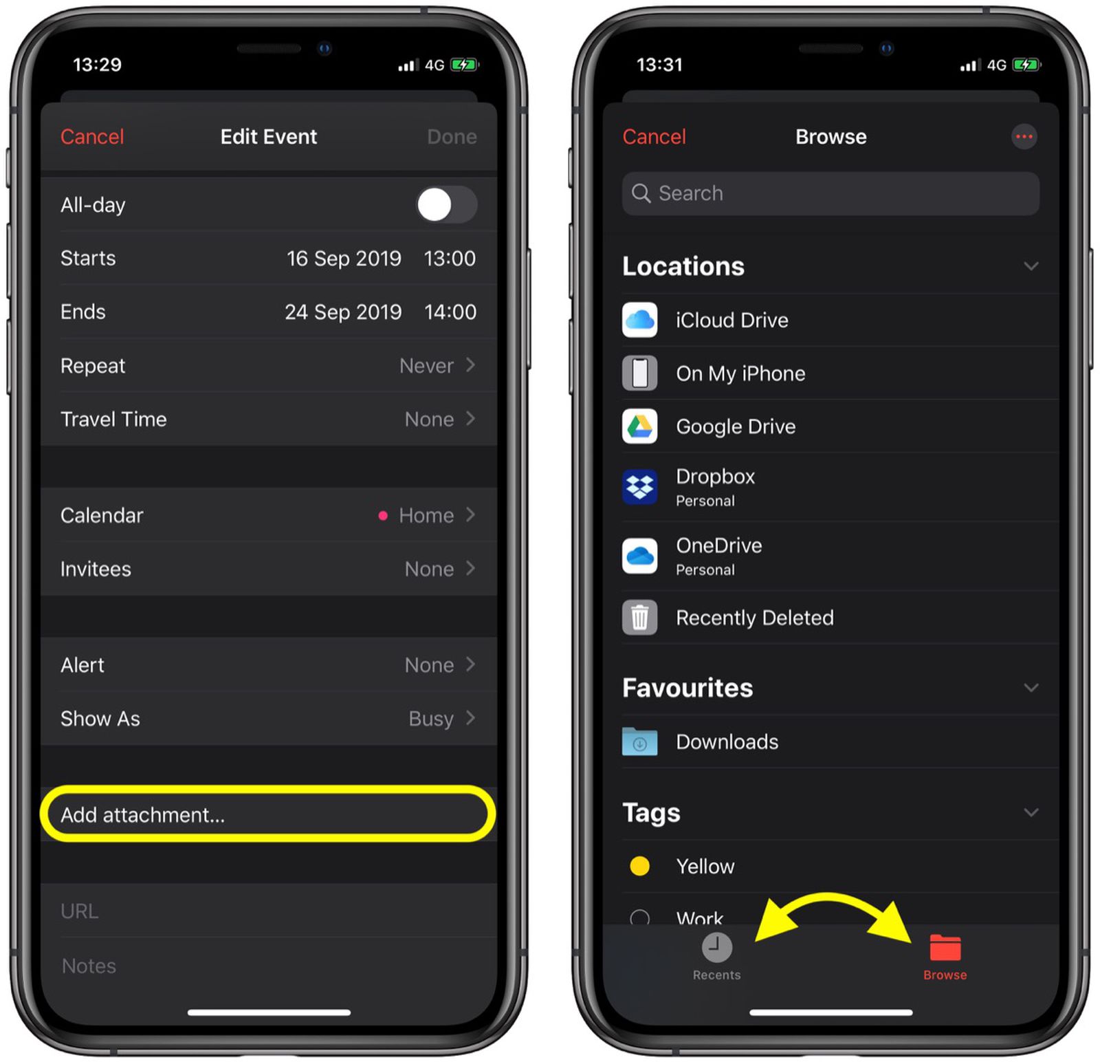 How to Add Attachments to Calendar Events in iOS - MacRumors