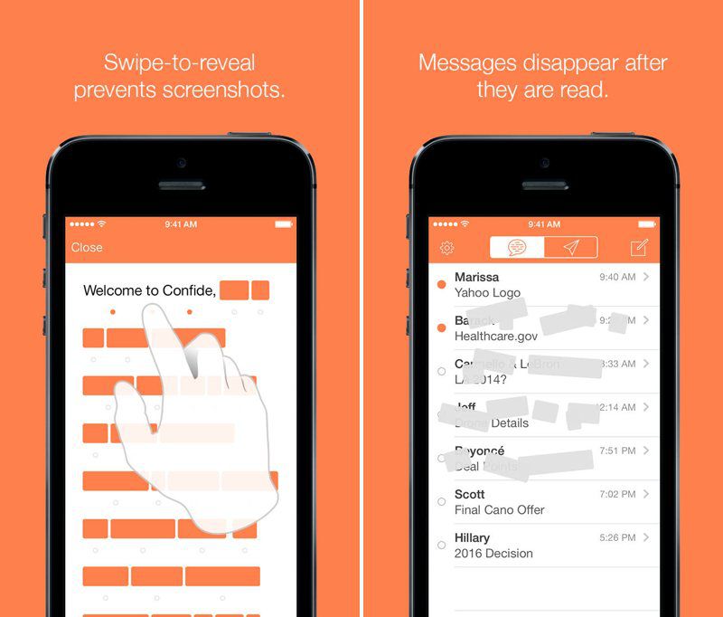 'Confide' is Like Snapchat for Text Messages - MacRumors