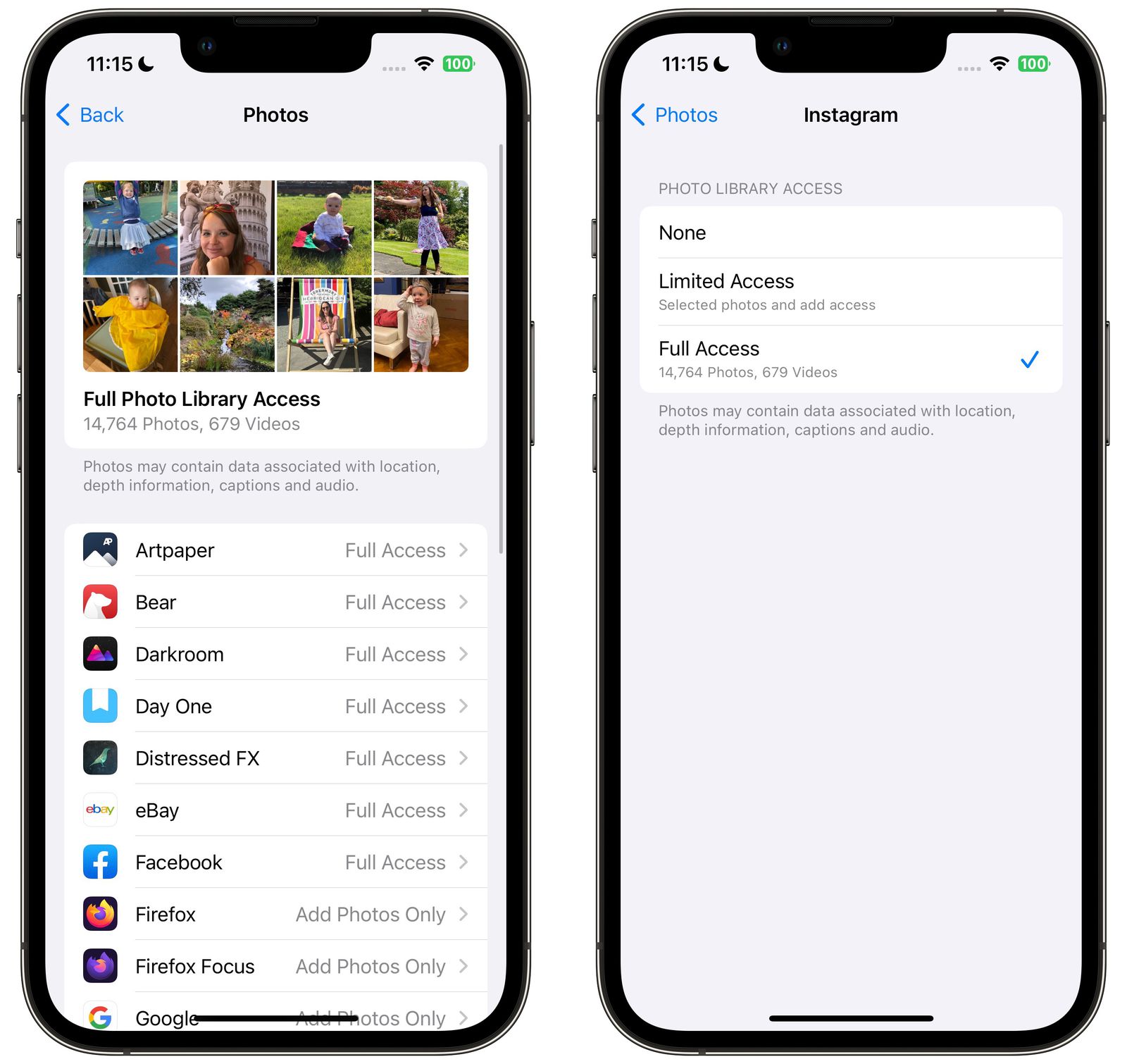 iOS 17: How to Control Which Apps Have Access to Your Photos - MacRumors
