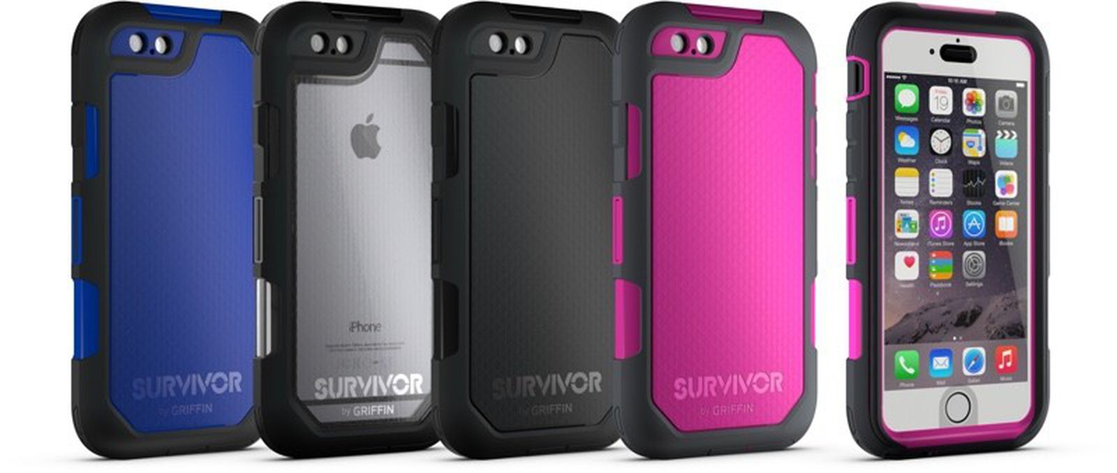 Griffin Expands Survivor Lineup With Two New iPhone 6 and 6 Plus Cases ...