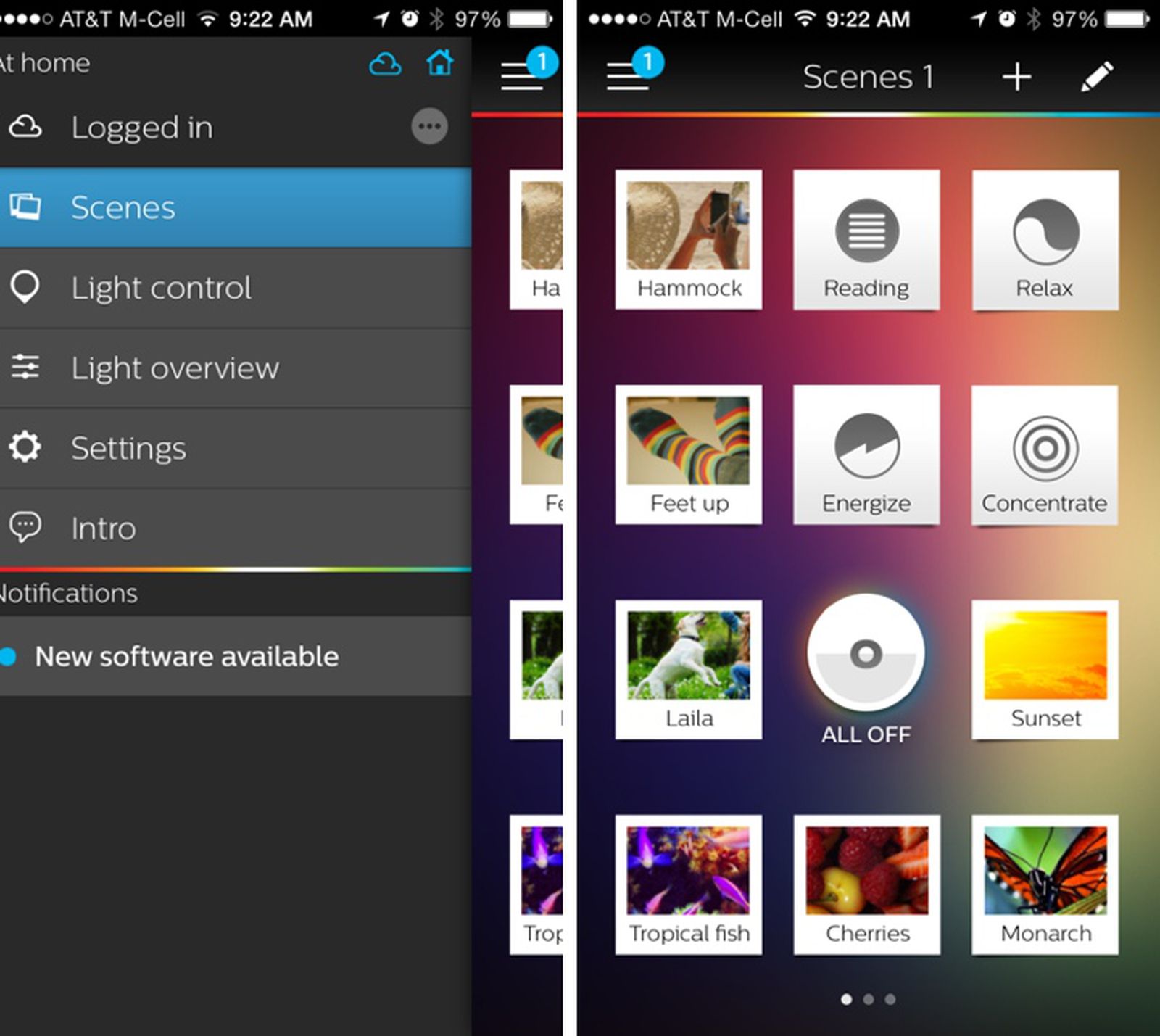 Philips Hue App Updated With Redesign, New Sidebar Interface - MacRumors