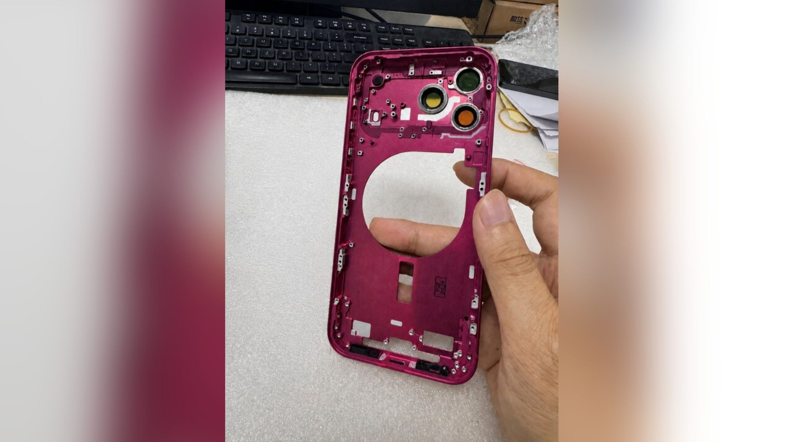iPhone 18 Pro: Dark Cherry, Light Blue, and Dark Gray Chassis Leaked ...