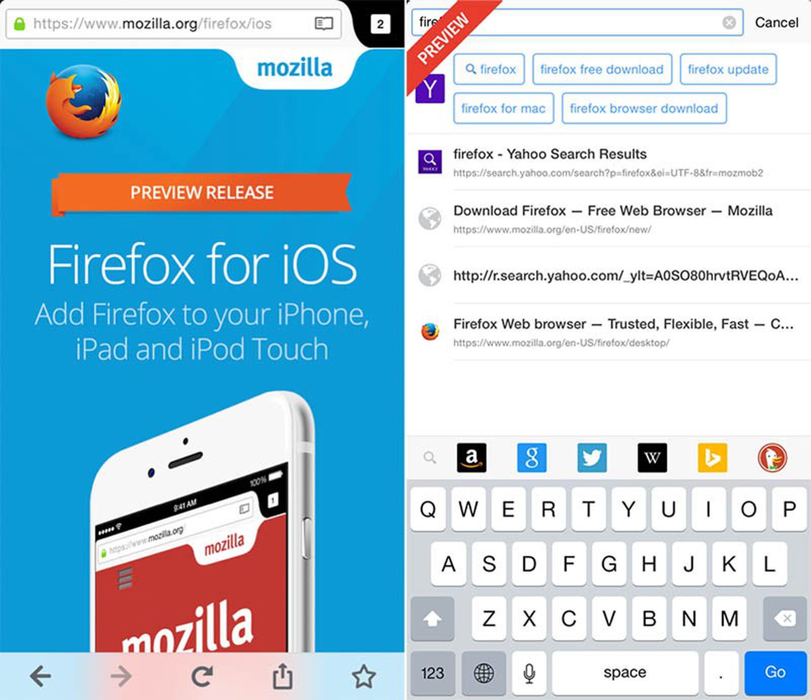 Firefox for iOS Soft Launches in New Zealand - MacRumors