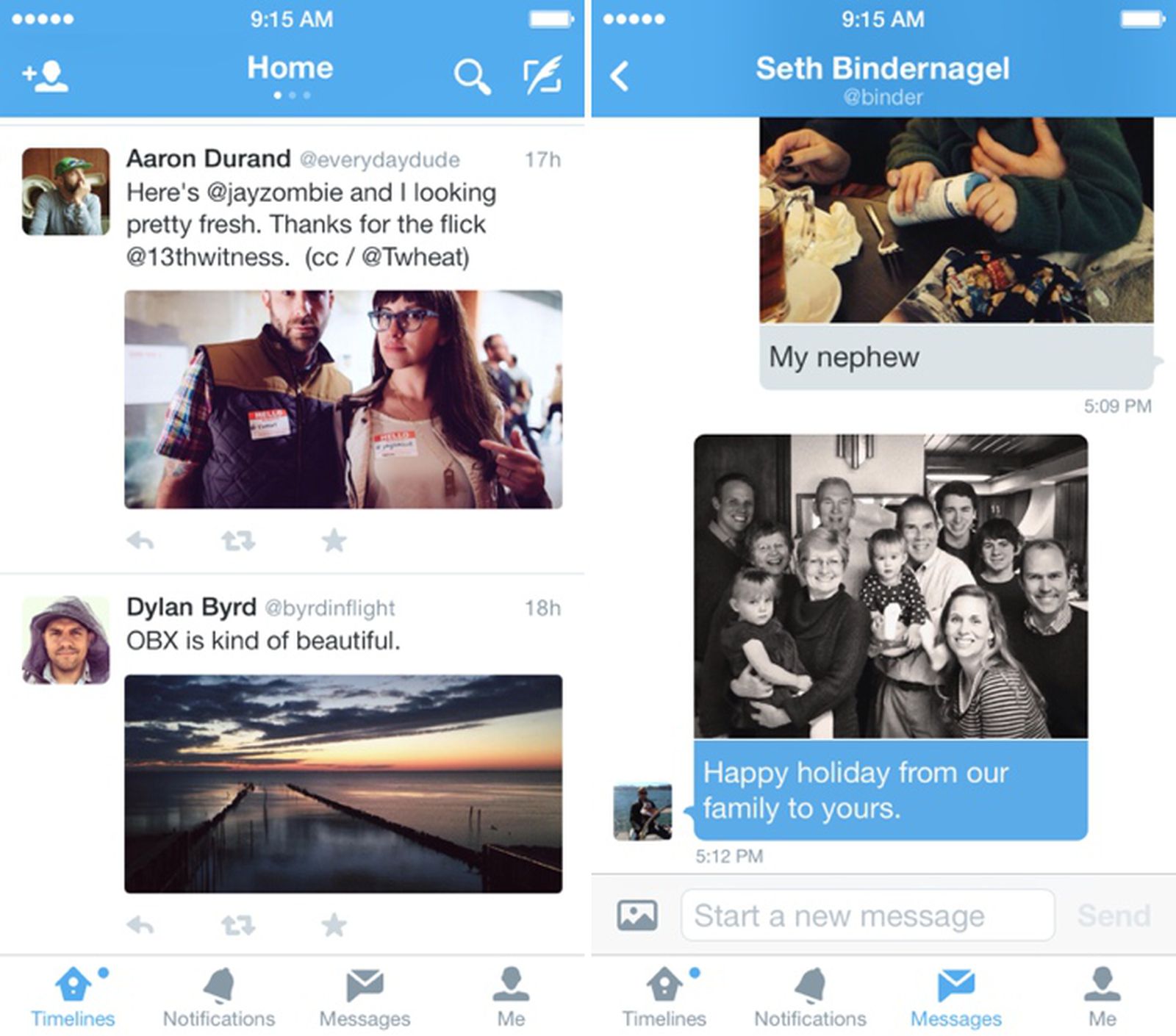 Twitter for iOS Updated With New Design, Image Sharing via DMs and ...