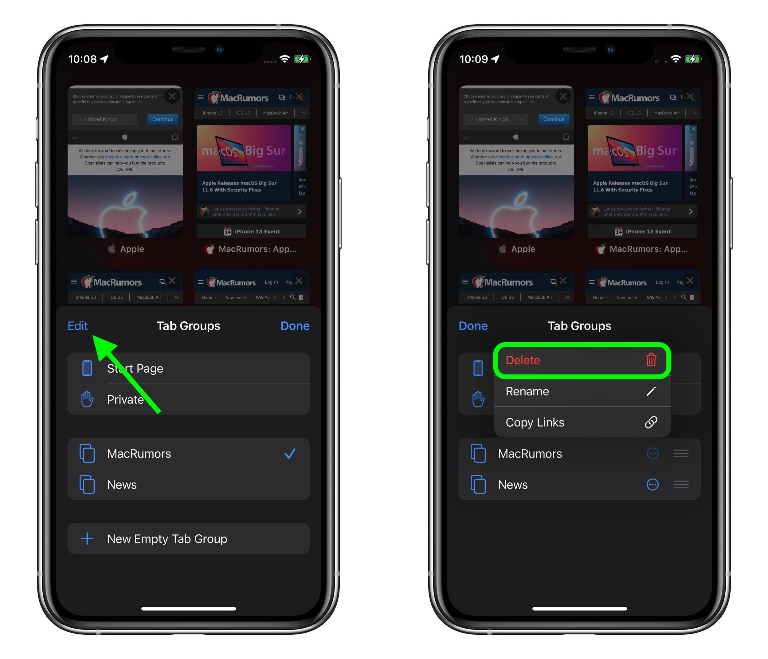 iOS 15: How to Use Tab Groups in Safari - MacRumors