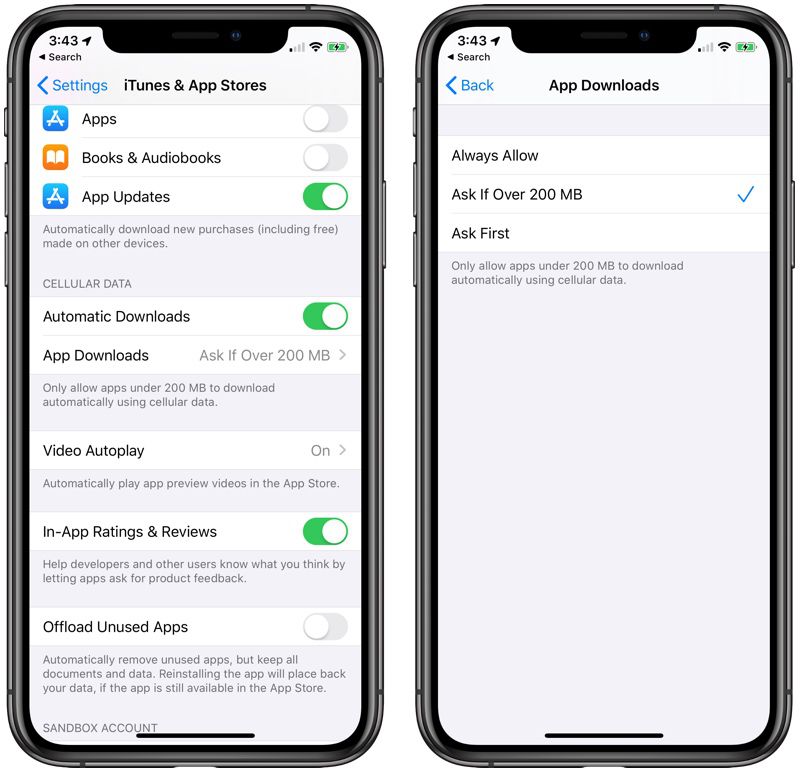 iOS 13 Will Let You Download Large Apps Over Cellular - MacRumors
