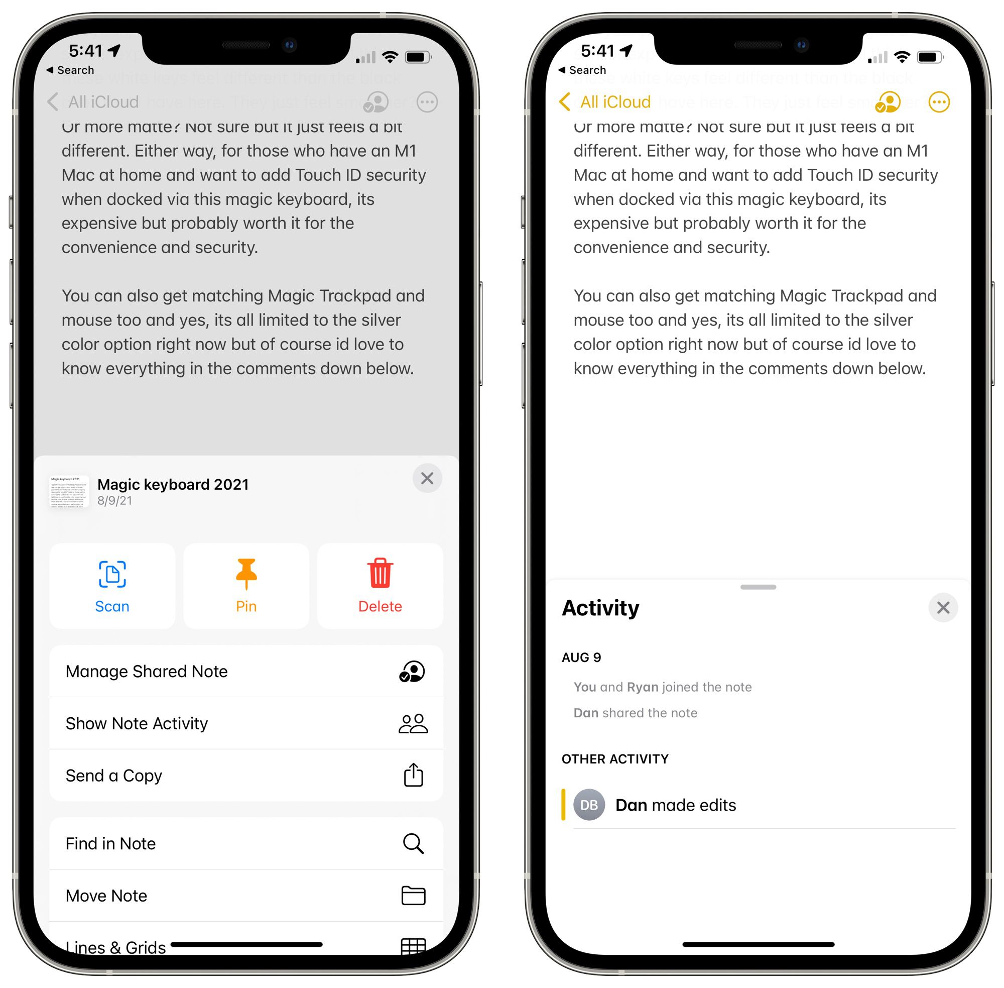 Everything New With the iOS 15 Notes and Reminders Apps - MacRumors