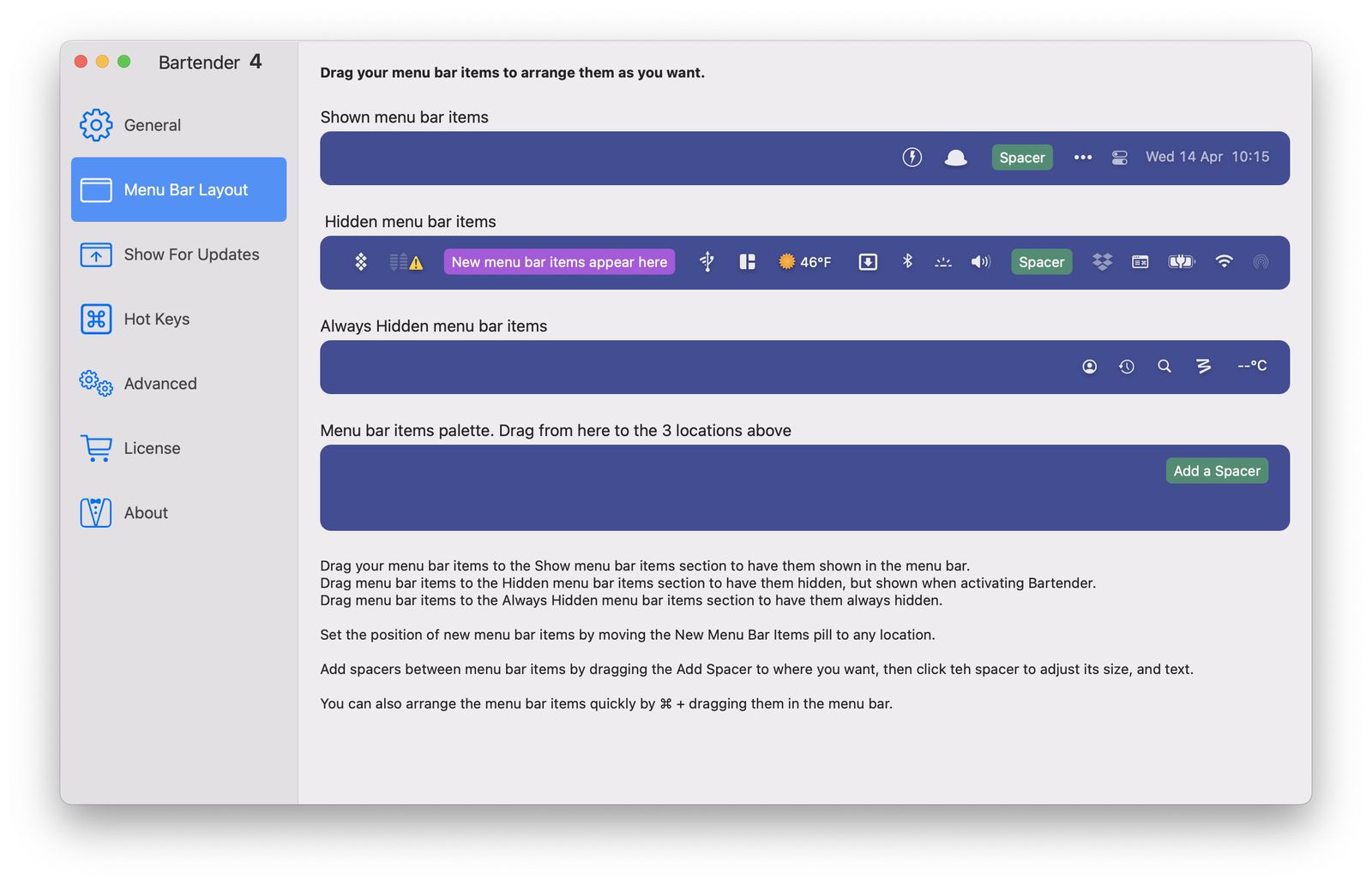 Bartender 4 Now Supports macOS Big Sur, Gains Menu Bar Spacing Options, Quick Reveal, and More ...