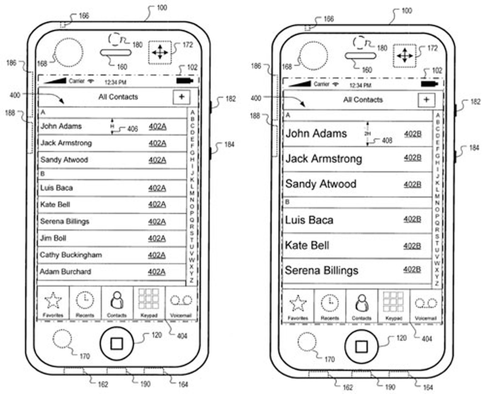 Apple Researching Movement-Aware Interfaces for iPhones, Depicts Front ...