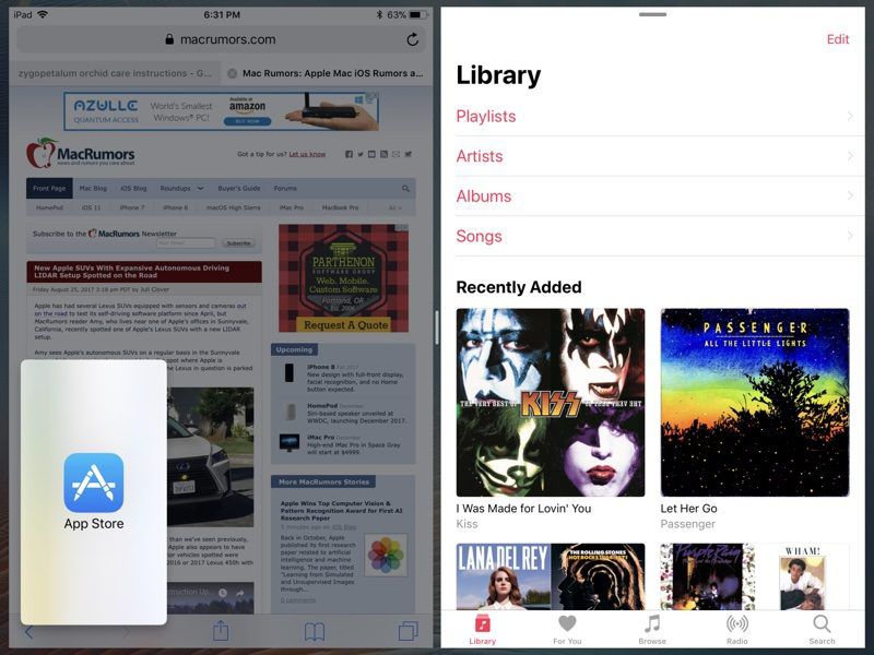 How to Use the New iPad Dock in iOS 11 - MacRumors